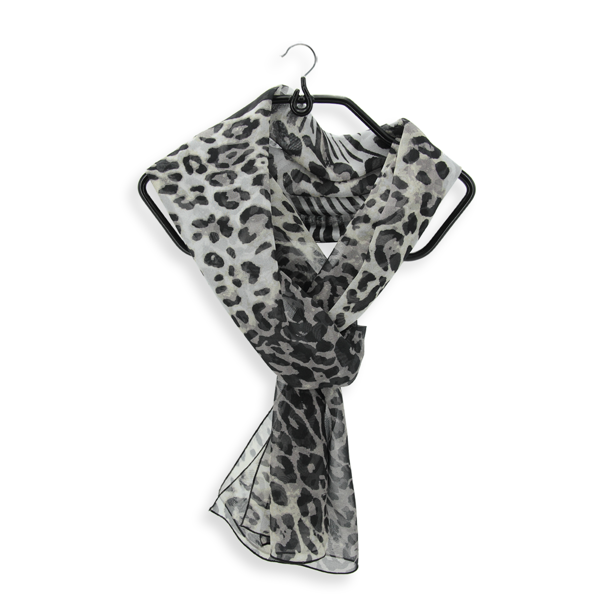 100% silk printed women's scarf in a timeless style | French elegant chic